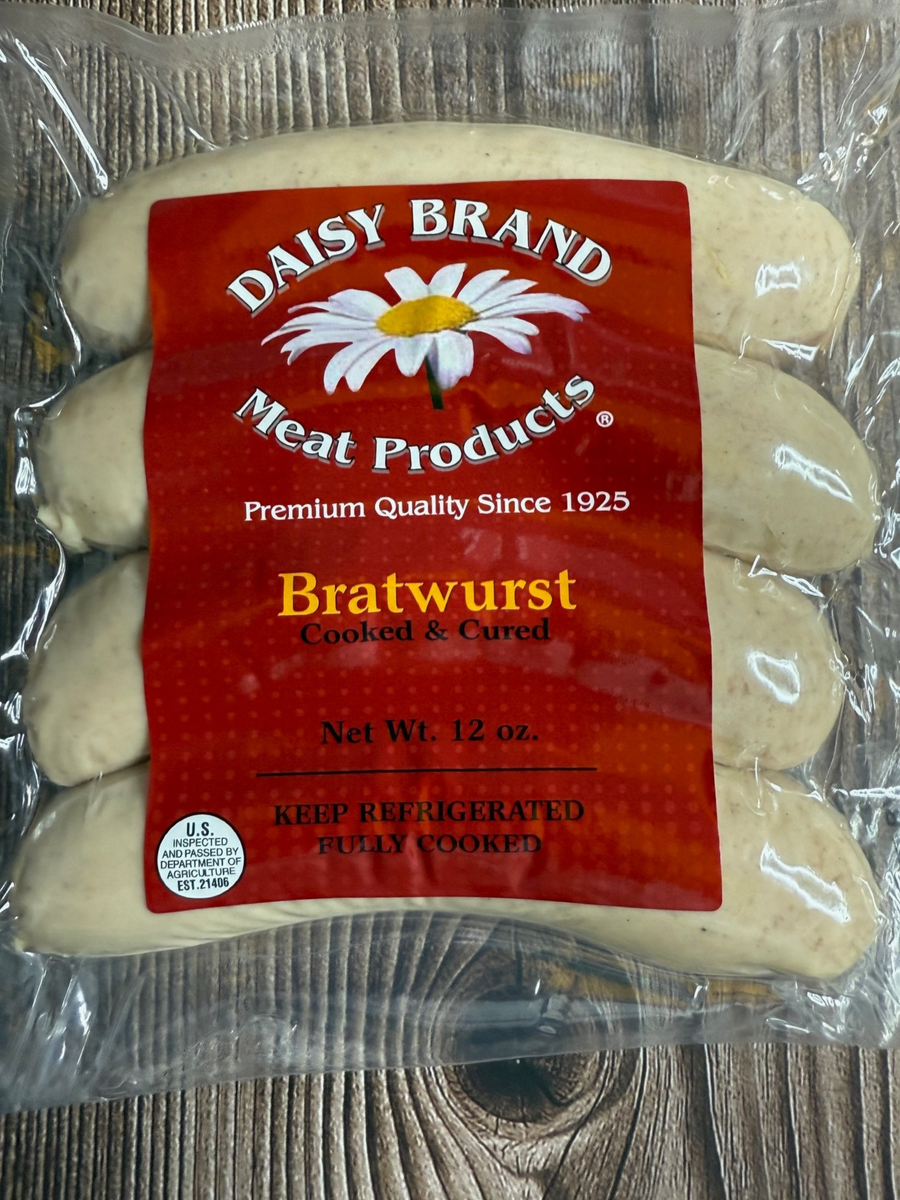 Bratwurst - Daisy Brand - 1 Package - 12 Oz – Protein Country