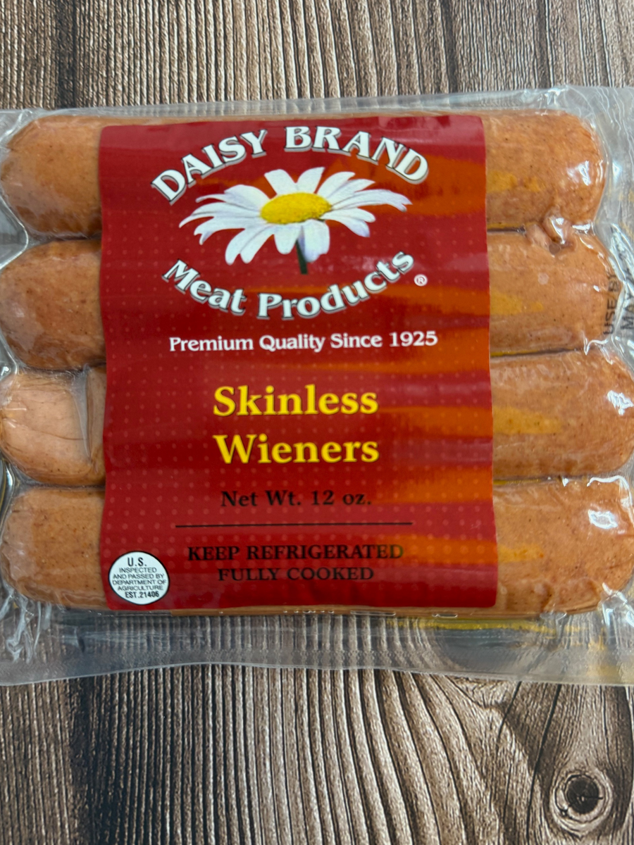 Jumbo Skinless Wieners - Daisy Brand - 1 Package - 12 Oz – Protein Country